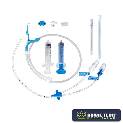 CATETER CVC DUPLO LÚMEN 4FRX13CM RTI Royal Tech Hospitalar