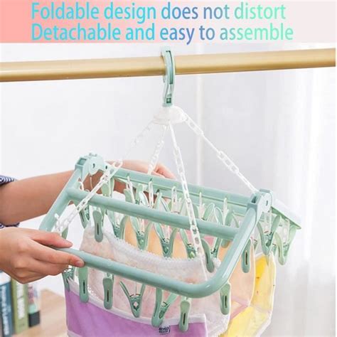 Etendoir Chaussette 1PC Étendoir à Linge à Suspendre Clips Séchoir