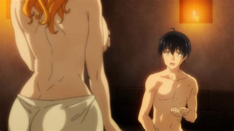 Harem In The Labyrinth Of Another World Episode 9 Bath By The Otaku
