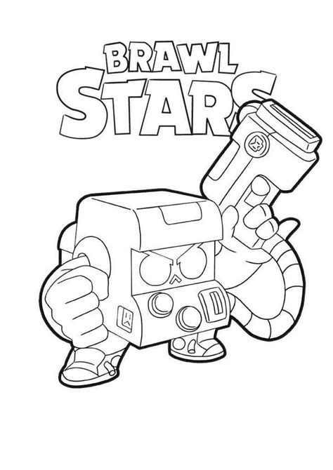 Brawl Stars Bit Ausmalbilder Kostenlos Herunterladen Ausdrucken