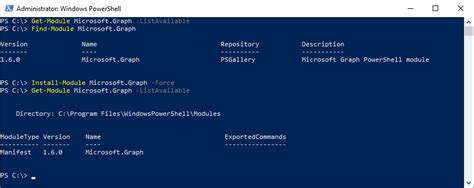 die microsoft graph powershell module ausprobiert icewolf blog