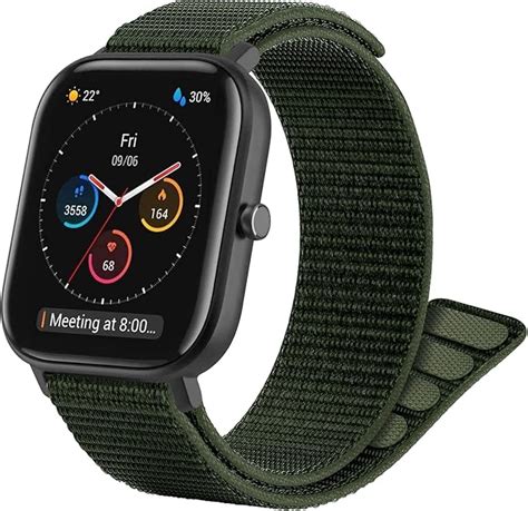 Kompatibel Mit Amazfit GTS 4 Mini Armband 20mm Nylon Sportarmband Uhr