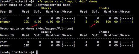 How To Setup Disk Quota On XFS File System In Linux Servers