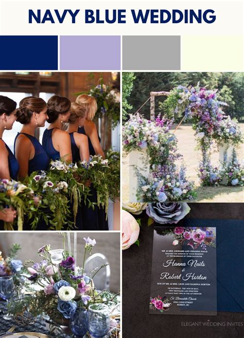 Top 10 Color Schemes For A Navy Blue Inspired Wedding In 2023