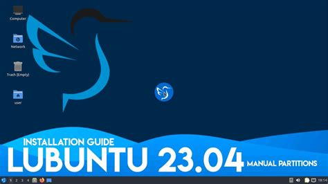 How To Install Lubuntu 23 04 Luner Lobster With Manual Partitions