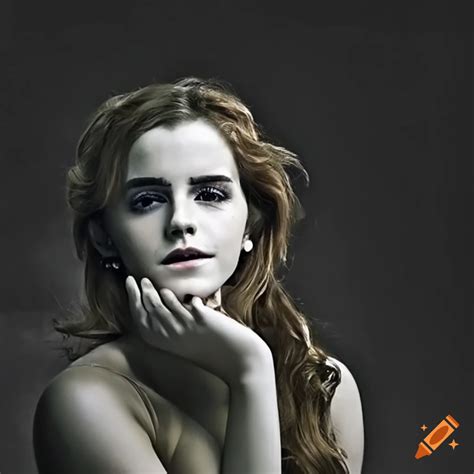 Emma Watson Portraying Venus In Homage To Botticelli S Masterpiece On