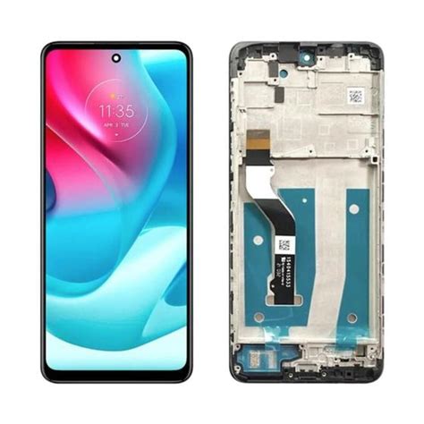 Tela Frontal Display Touch Moto G60s Xt2133 C Aro Nacional Vivid