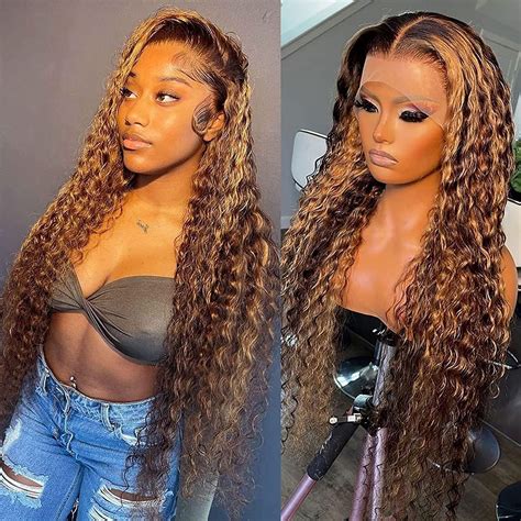 Amazon Zomgurd 24 Inch 613 Lace Front Wig Human Hair 13x4 Deep