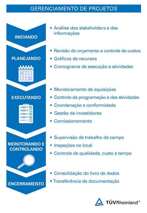 Serviços de consultoria em gerenciamento de projetos BR TÜV Rheinland