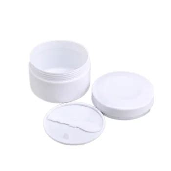 Pot Cosmétique Vide En Plastique Pp Blanc Boîte Vide Pour Corps Visage