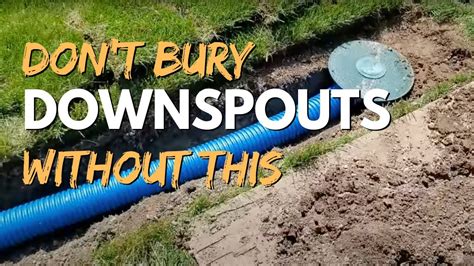 Downspout Drainage Pipe Which Is Best For Your Yard Off