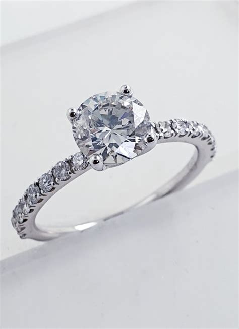 Kt White Gold Ring Ct Diamond No Reserve Catawiki