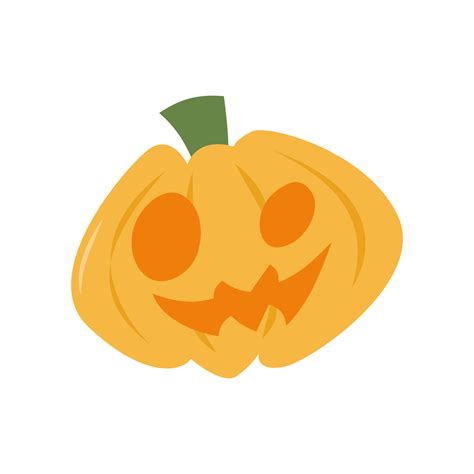 Halloween Pumpkin Cute Character Icon Halloween Concept Horror