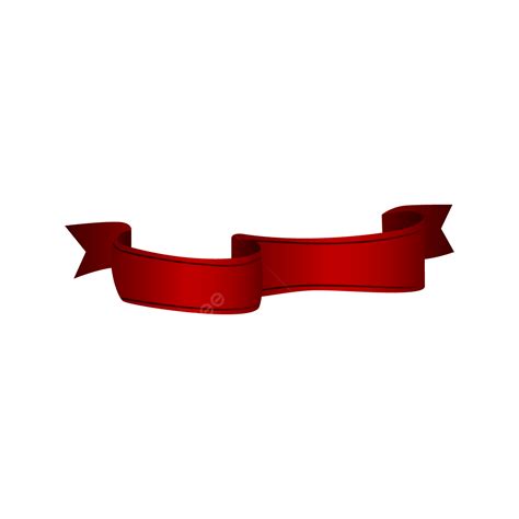 Vector De Diseño De Banner De Cinta Roja Brillante PNG Bandera Roja
