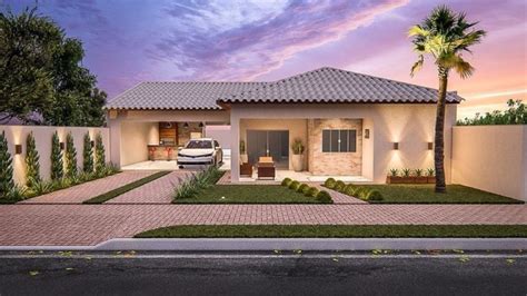 Fachadas de Casas Térreas Saiba como fazer dicas e 90 modelos