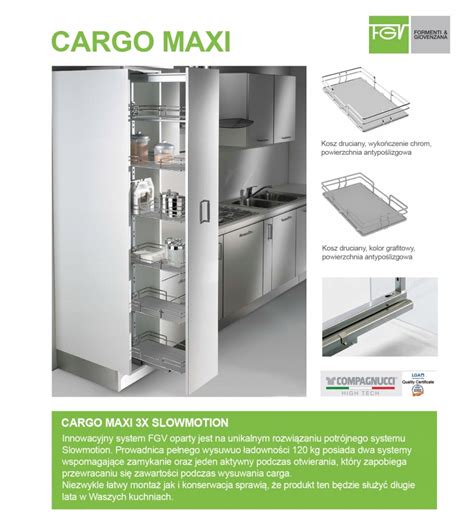 Kosz Cargo Maxi FGV Pełne dno Chrom 30 5 półek 1699 zł Allegro pl
