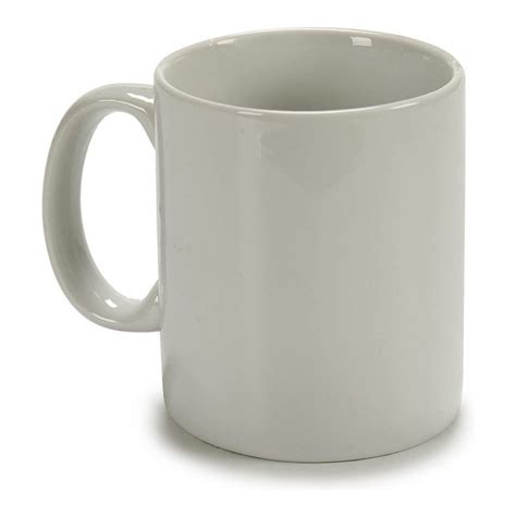 Juego De Tazas Blanco Porcelana 6 Piezas 6 Tazas Brycus