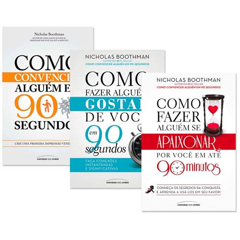 Kit Como Convencer Alguém em 90 Segundos Como Fazer Alguém Gostar de