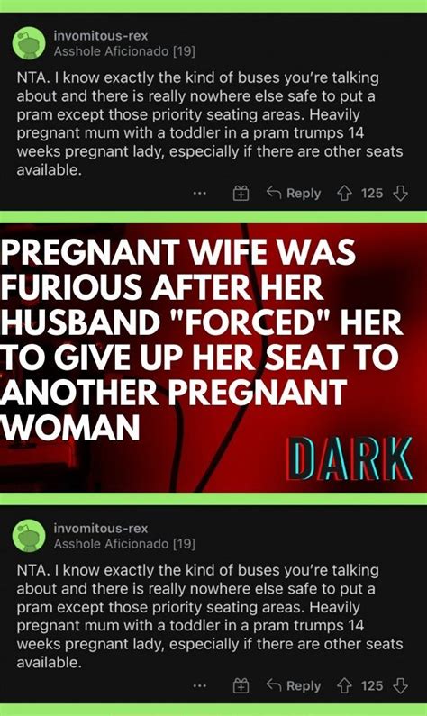 Pregnant Wife Was Furious After Her Husband Forced Her To Give Up Her Seat To Another Pregnant