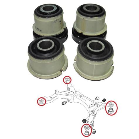 Silentblocs de berceau arrière pour Volvo S60 S80 V70 V70XC