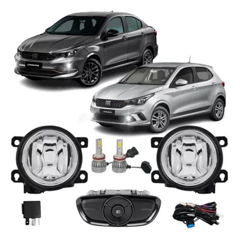 Kit Farolete Milha Argo Cronos 2017 A 2024 Modelo Original