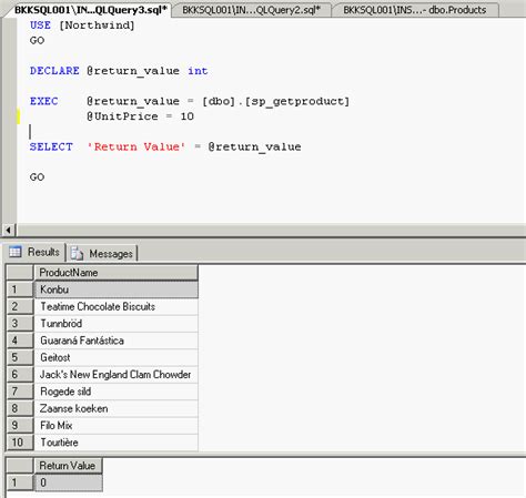 optional parameters in stored procedure