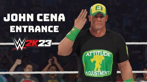 Wwe 2k23 John Cena Entrance YouTube