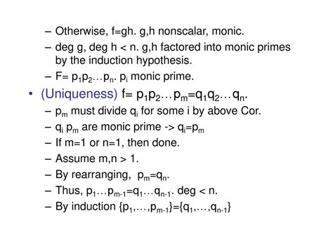 euclidean algorithm multiplicity of roots ideals in f[x] ppt download