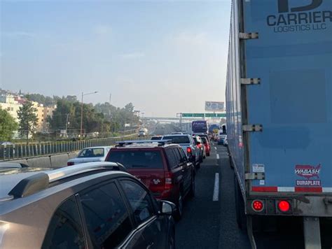 Bloqueo hoy en la México Pachuca transportistas protestan