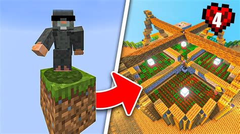 Je CONSTRUIS La MEILLEURE FERME AUTOMATIQUE En ONE BLOCK HARDCORE Sur