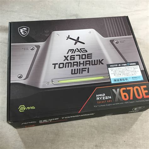 目立った傷や汚れなし現状品 MSI マザーボードMAG X670E TOMAHAWK WIFI Ryzen 7000 シリーズ AM5