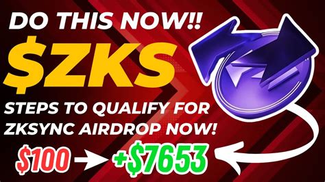 3 IMPORTANT STEPS TO BE ELIGIBLE FOR ZKSYNC AIRDROP DON T FADE THIS