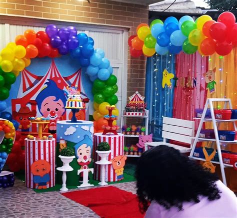 Decoración de payaso plimplim Globos Decoración de fiestas