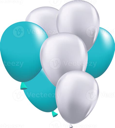 3D Realistic Party Decoration Helium Balloon 19025866 PNG
