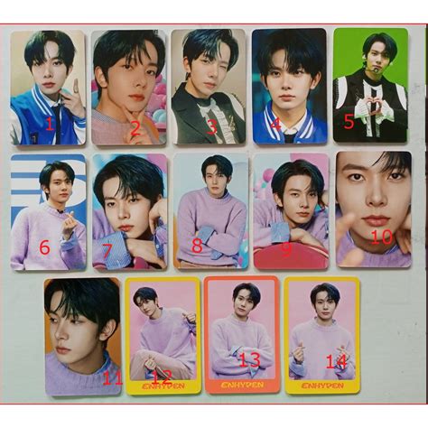 Dicon Heeseung Photocard Dicon Heseung Enhypen Photocard Selected