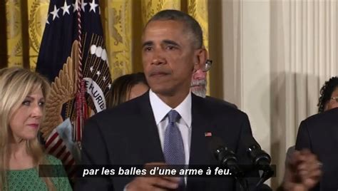 Barack Obama en larmes dévoile son plan d urgence sur les armes à feu