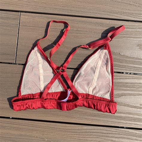 PRIMARK Red Bralette Excellent Condition Size Depop