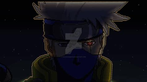 Kakashi Hatake Glowing Minecraft Pixel Art By FelixGuaman On DeviantArt