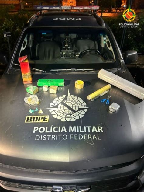 Ação conjunta da PMDF resulta em prisão por tráfico de drogas no Riacho