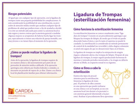 esterilización femenina