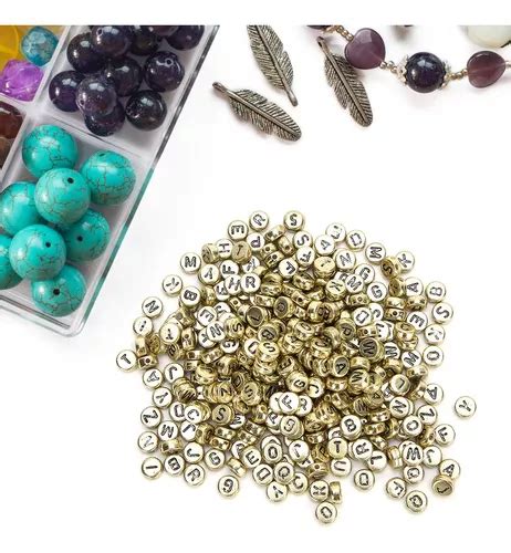 Letras Acr Lico Bisuter A Abecedario Para Pulsera Pcs Meses Sin
