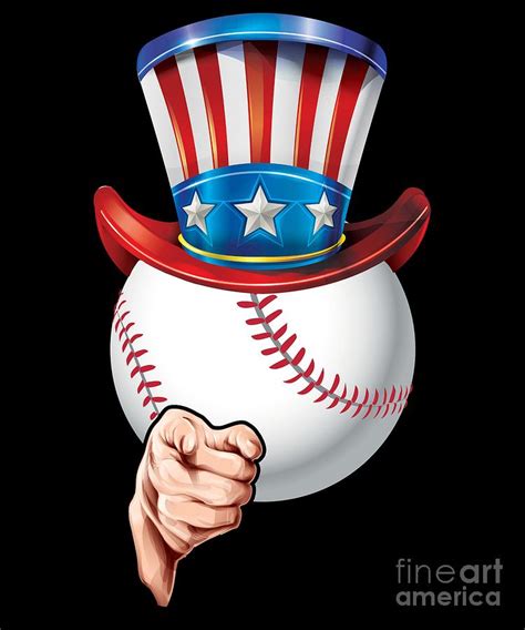 Patriotic Baseballs Clip Art Library