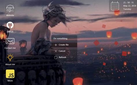 jquery仿电脑桌面图标右键菜单代码 jquery特效 html5模板网