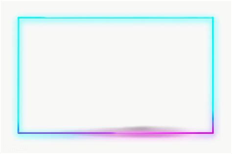 Blue Neon Frame Design Element Free Image By Rawpixel Busbus
