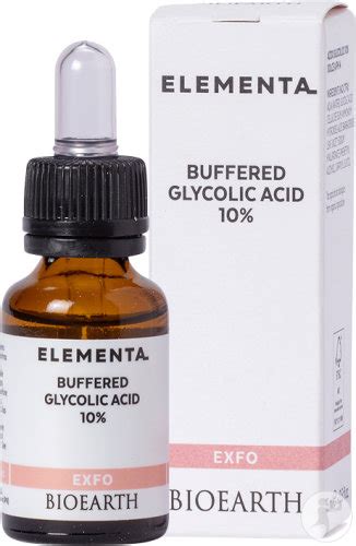 Bioearth Elementa Exfo Acide Glycolique Tamponné 10 Flacon Compte