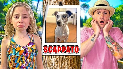 IL NOSTRO CANE LUCIO È SCAPPATO DI CASA E PAPÀ SALVO CHIAMA LA POLIZIA