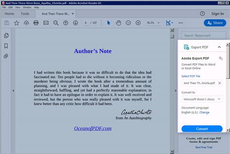 how to do pdf word count in adobe acrobat pro dc