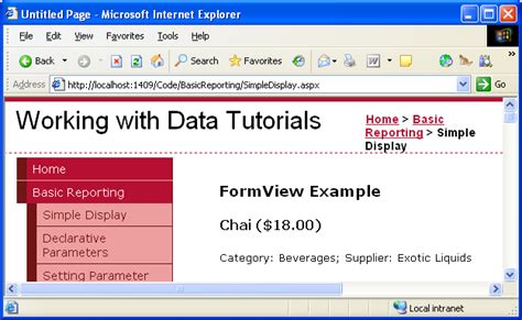 displaying data with the objectdatasource vb microsoft learn