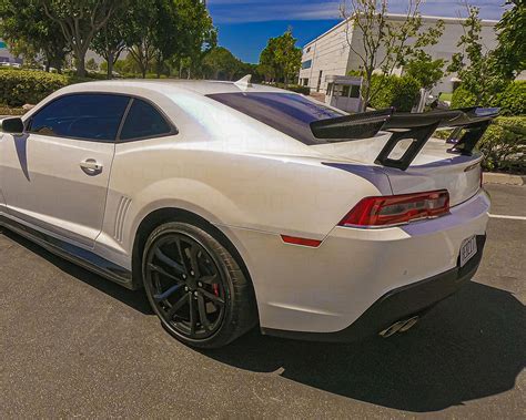 2010 2013 Chevrolet Camaro ZL1 1LE Style Rear Wing C7 Carbon