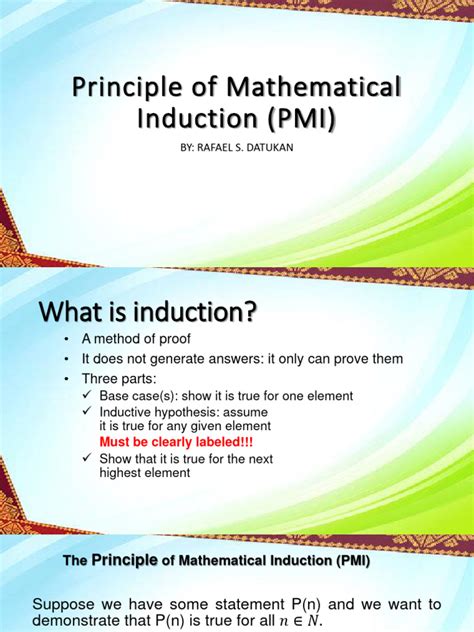 mathematical induction pdf mathematics logic